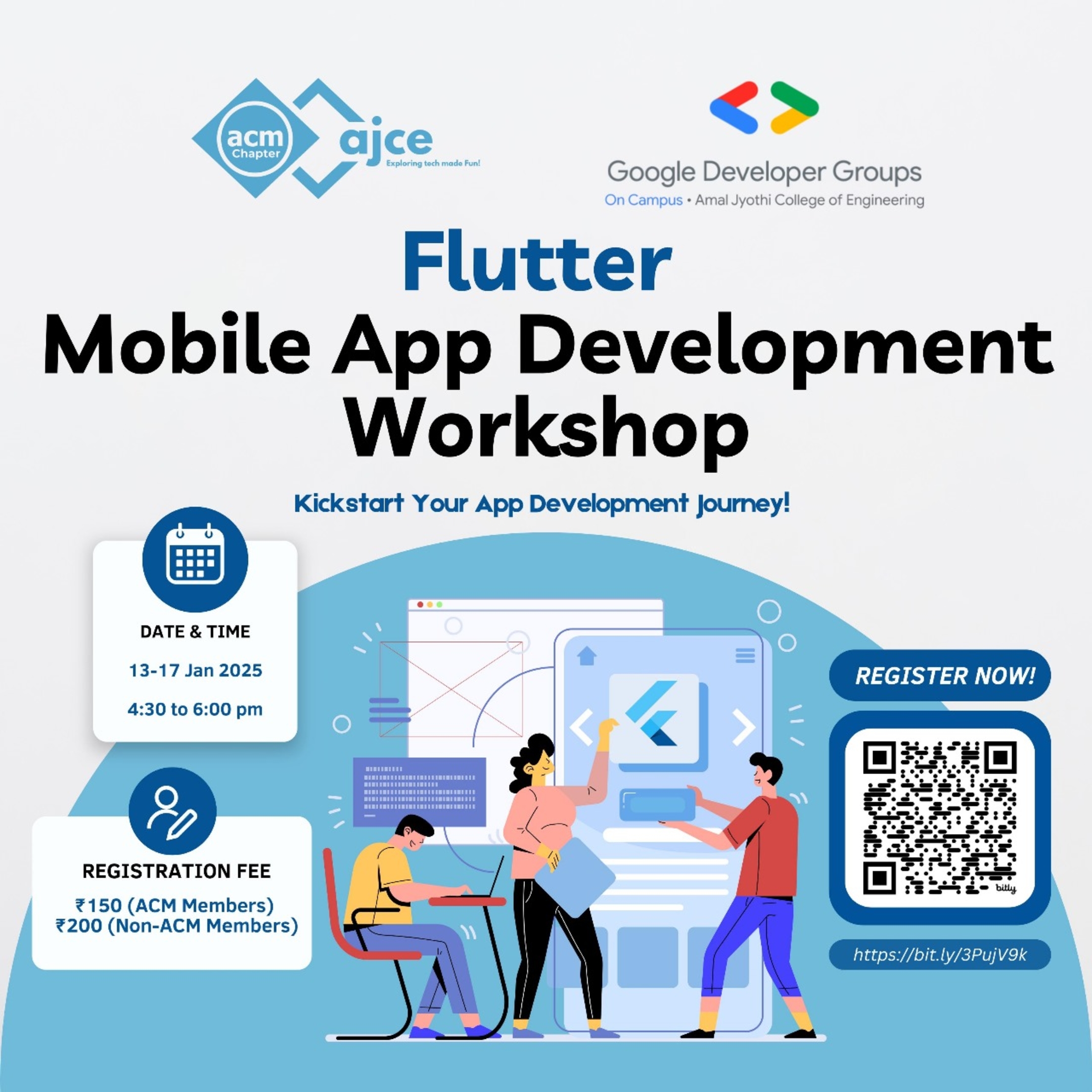 See Flutter Mobile App Development Workshop at Google Developer Groups GDG on Campus Amal Jyothi ...